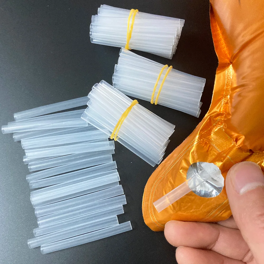 100PCS-Blowing-Straws-Balloon-Accessories-Aluminum-5CM-Film-Balloon ...