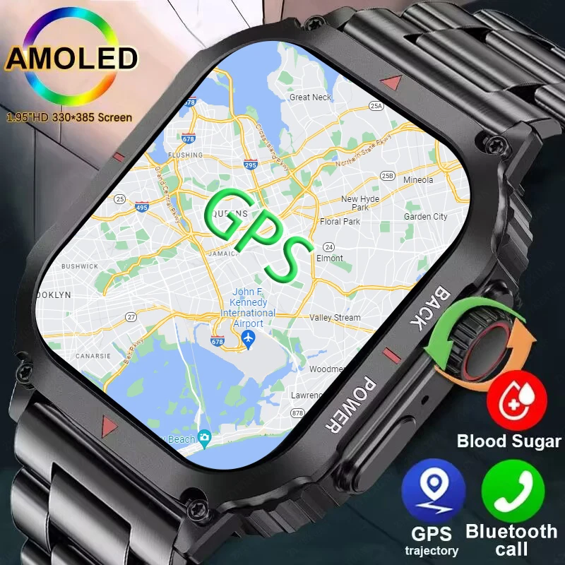 Smartwatch-com-tela-HD-grande-para-homens-rel-gio-inteligente-nfc-rastreamento-gps-chamada ...