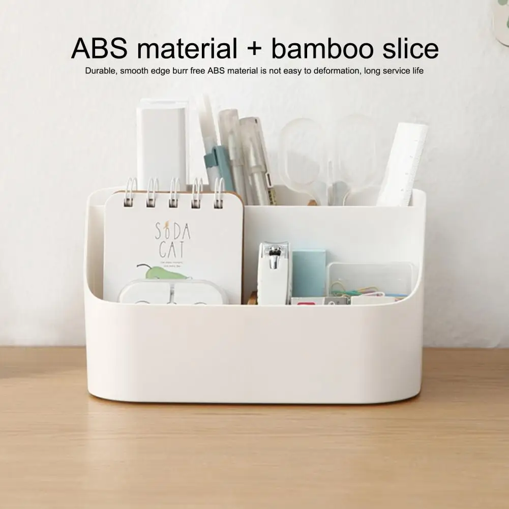 Desk-Storage-Box-Remote-Control-Holder-Office-Supplies-Large-Capacity ...