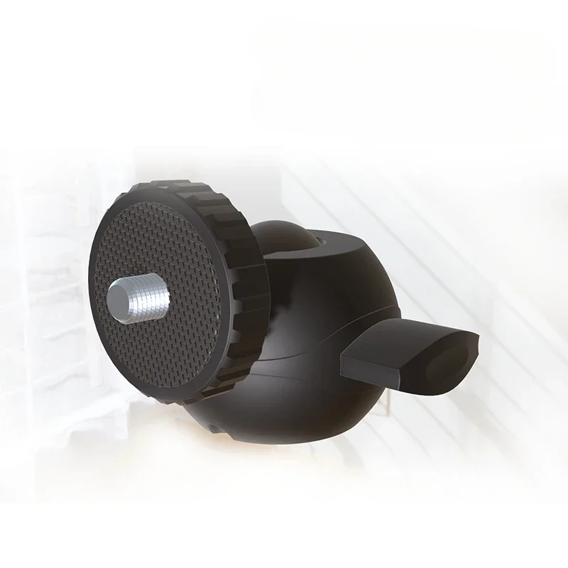 1-4-Screw-Hole-Tripod-Mount-Camera-Head-Adapter-Ball-Head-with-Lock-LED ...
