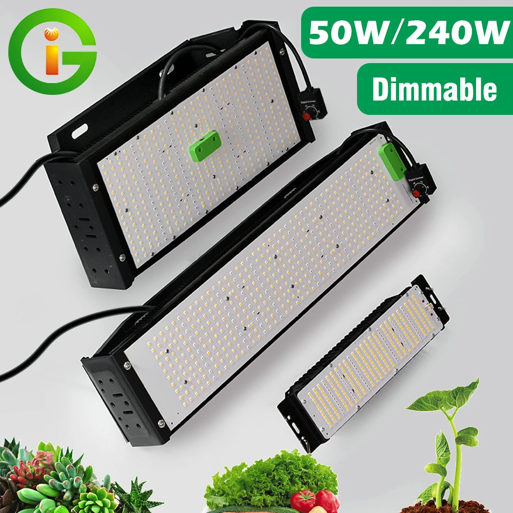 LED-Intelligent-Plant-Lamp-50W-240W-Full-Spectrum-Light-with-Hook ...