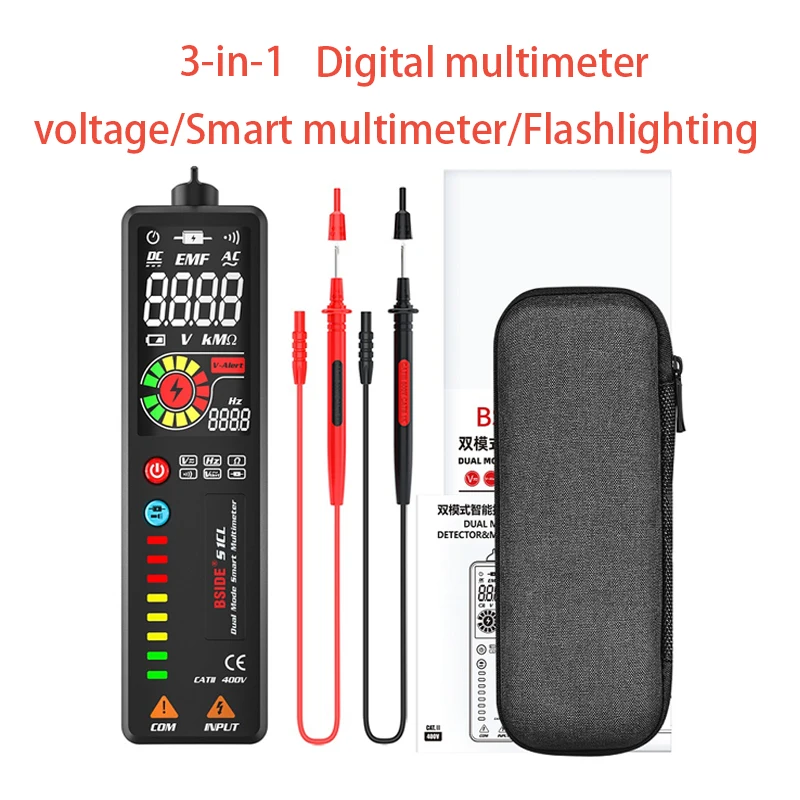 Multímetro Digital profesional totalmente automático, multímetro ...