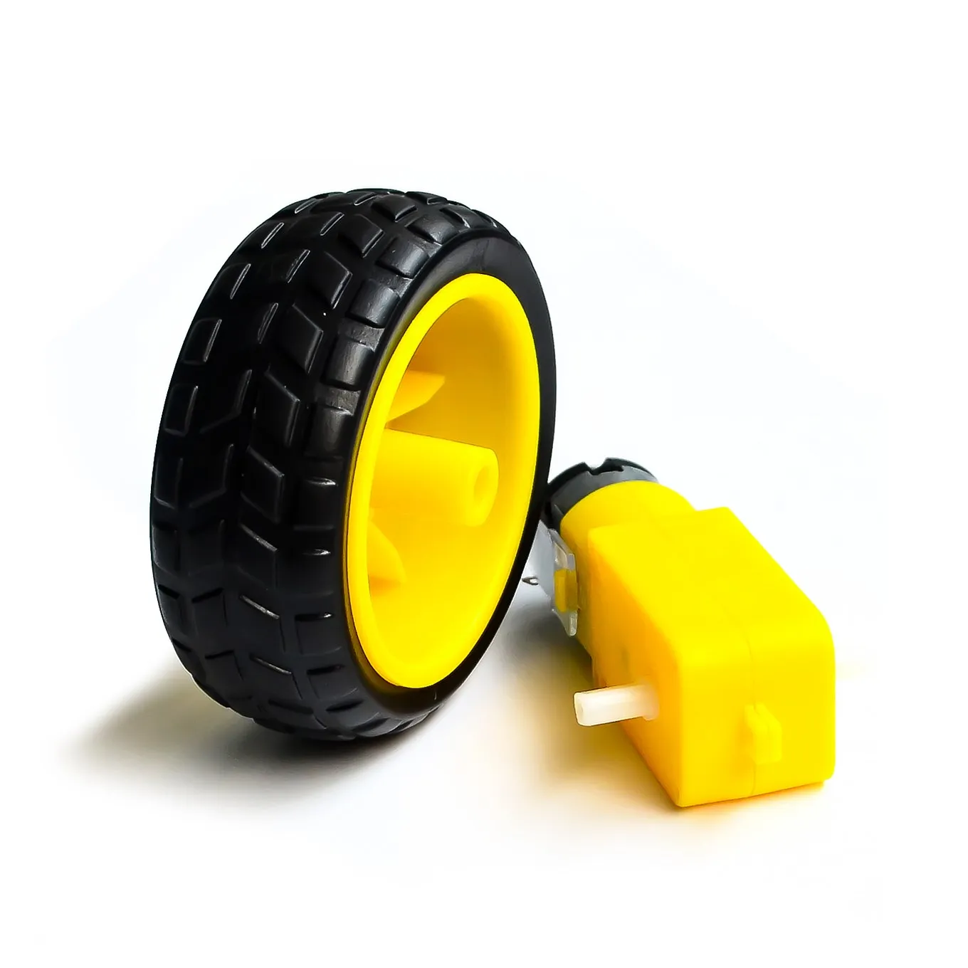 Motor-TT-com-roda-para-arduino-rob-de-carro-inteligente-65mm-130-Gear ...