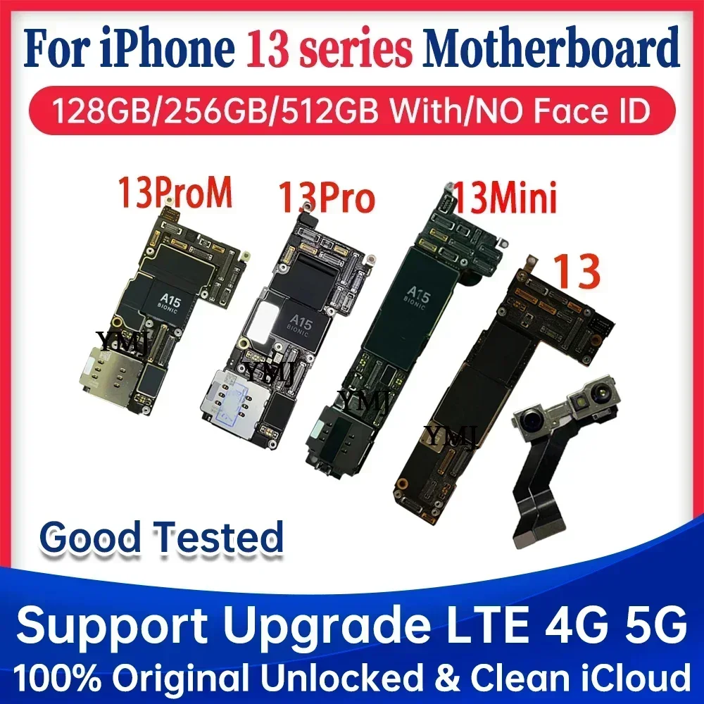 Original-Mother-board-For-iPhone-13-pro-max-13-mini-Mainboard-With-Face ...