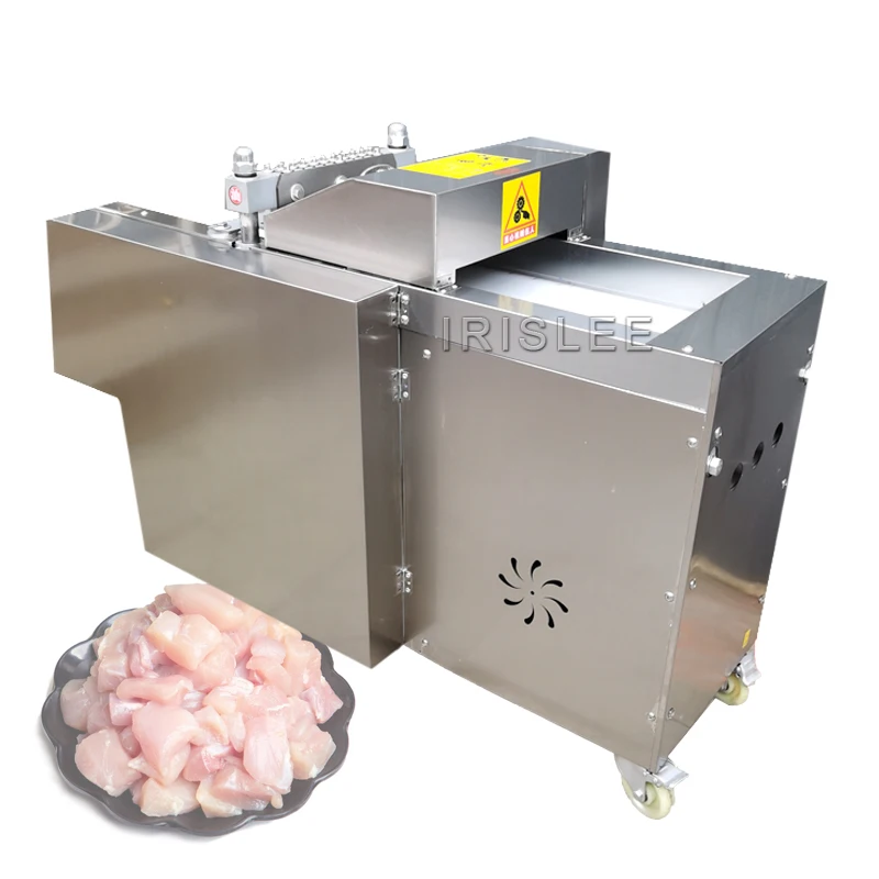 Fresh-Meat-Cube-Cutting-Machine-Frozen-Chicken-Duck-Meat-Beef-Dicer ...