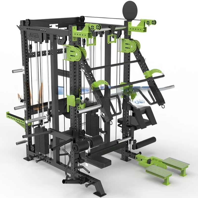 Gym-All-In-One-Trainer-Multi-Functional-Machine-Cable-Crossover-Power ...