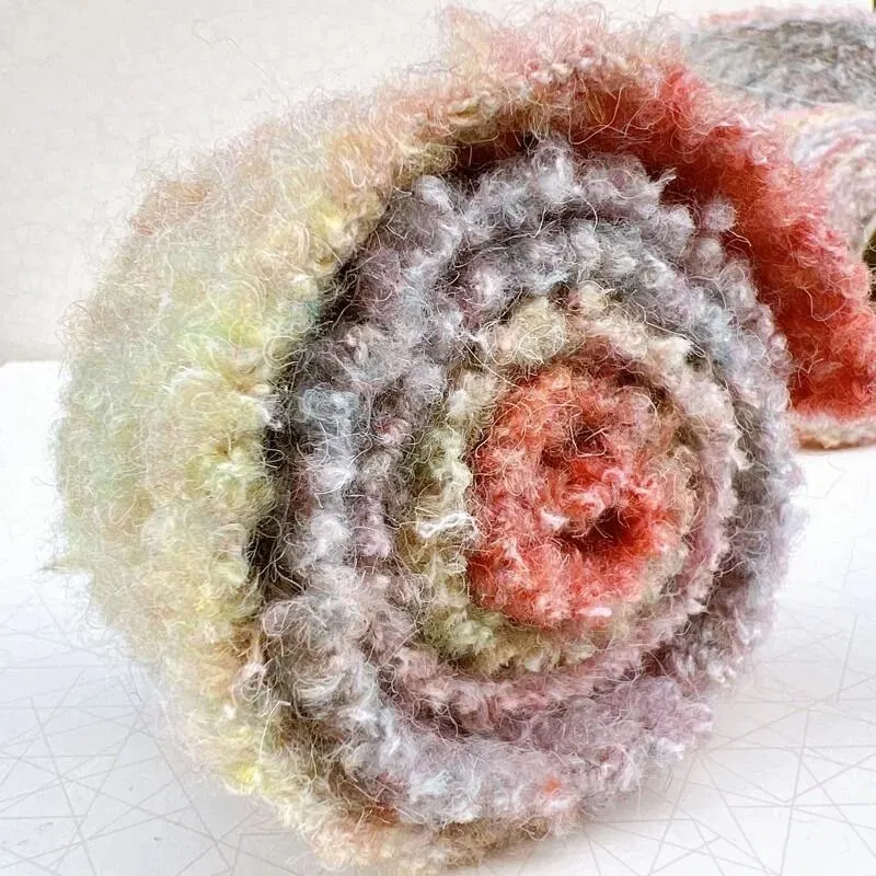 Diy Special Ring Line Wool Yarn Handmade Knitted Wool Clothes Shawl ...