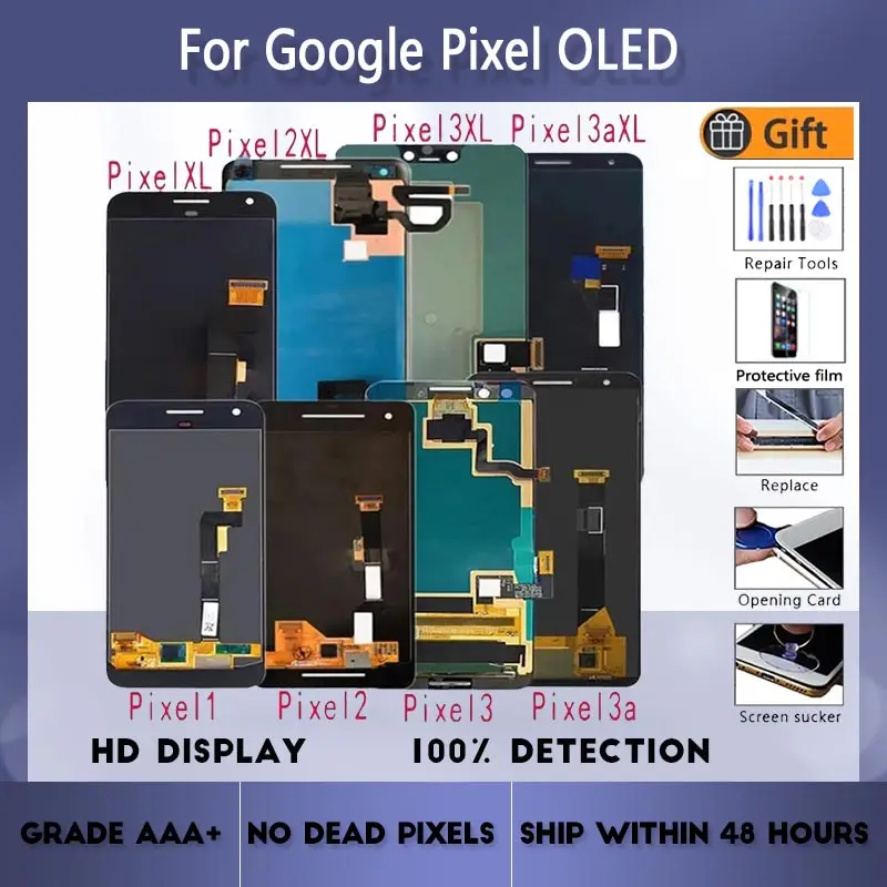 For-Google-Pixel-2-3-3A-XL-OLED-Display-Touch-Screen-Digitizer-Assembly ...