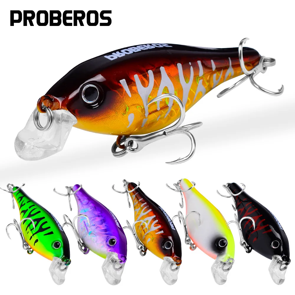 PROBEROS-Simula-o-Flutuante-Crankbait-Fishing-Lure-Bionic-Isca-Wobbler ...