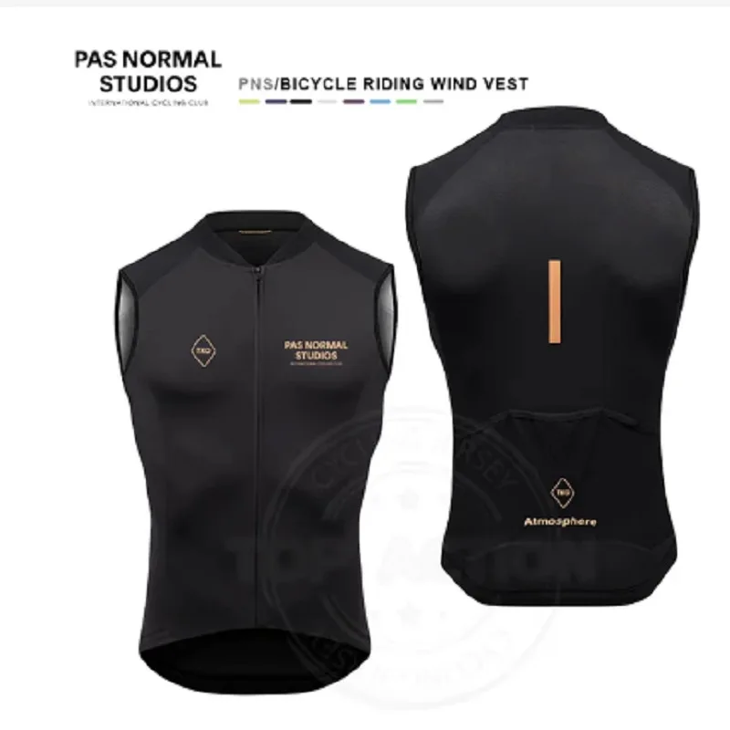 PAS Fleece Vest Men's Windproof Warm Cycling Apparel for Fall/Winter ...