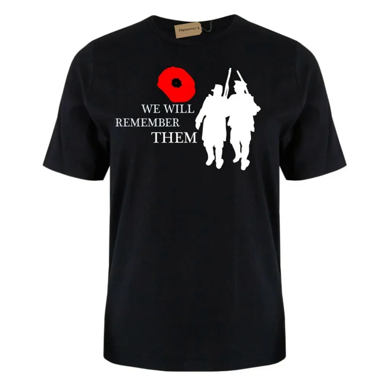 We-Will-Remember-Poppy-Soldier-War-Remembrance-Day-T-Shirt-Summer ...