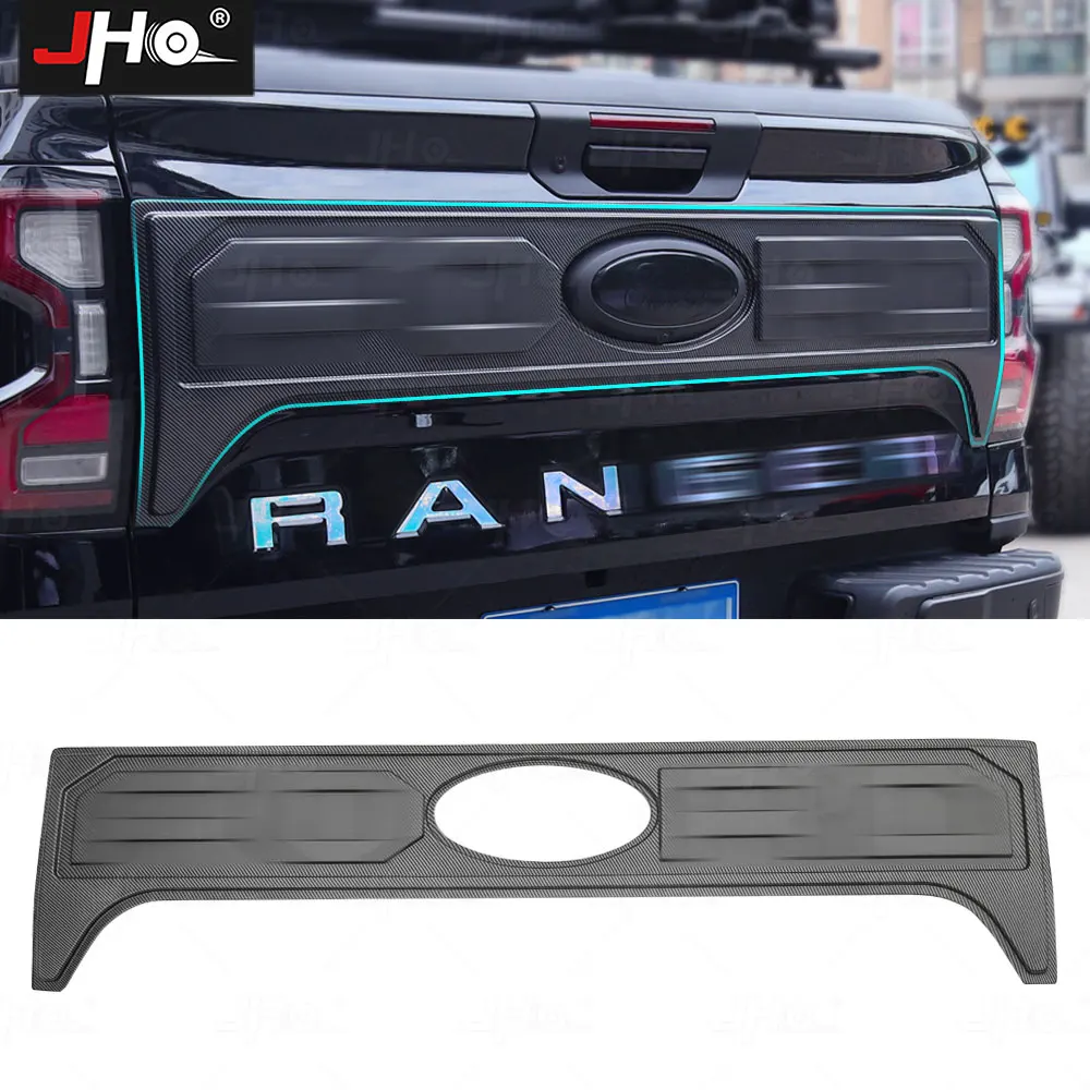 JHO-Ranger-Tailgate-Door-Panel-Decorate-Carbon-Grain-Raptor-Style-Rear ...