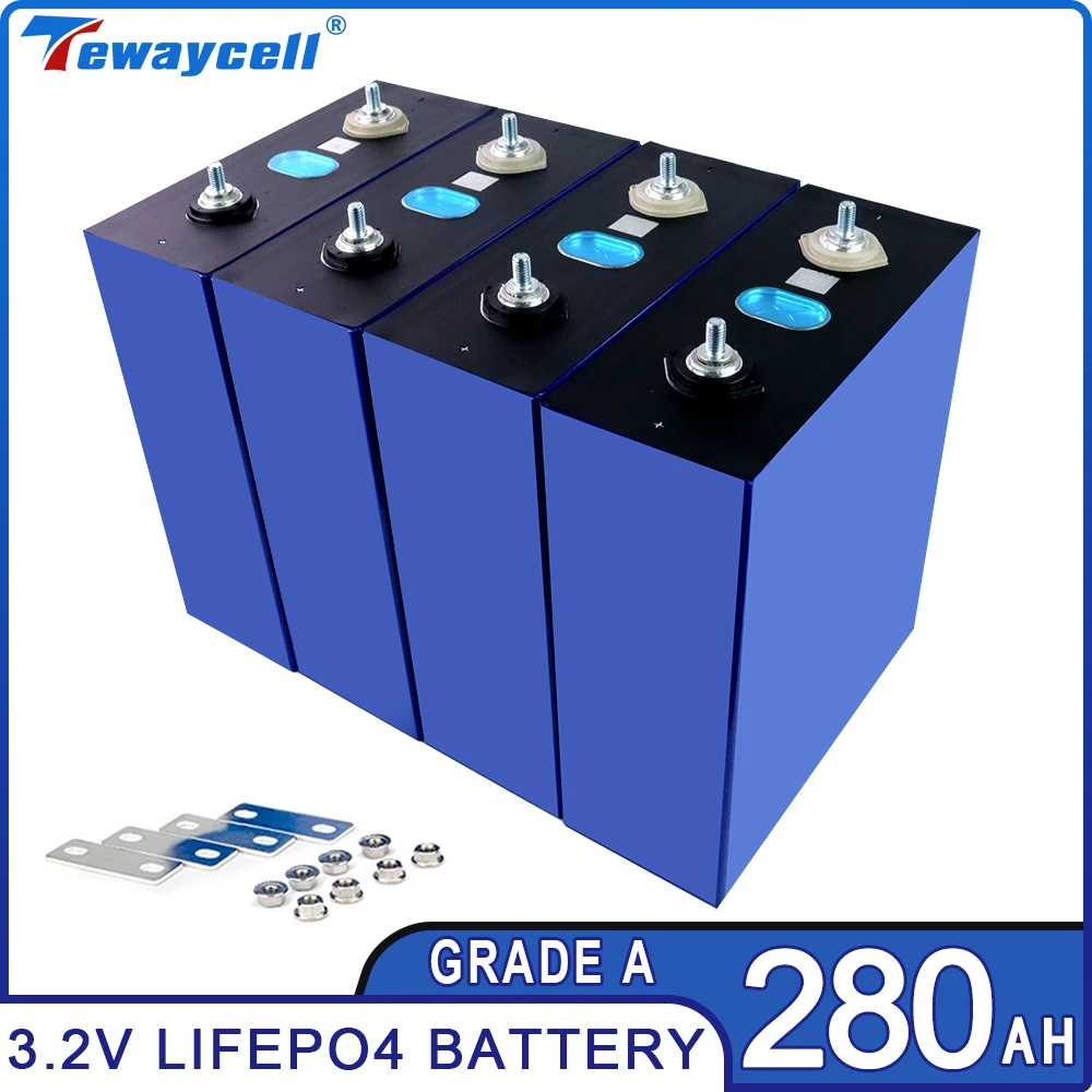 Tewaycell 280ah Lifepo4 Rechargable Battery Pack 3.2v Grade A Lithium ...
