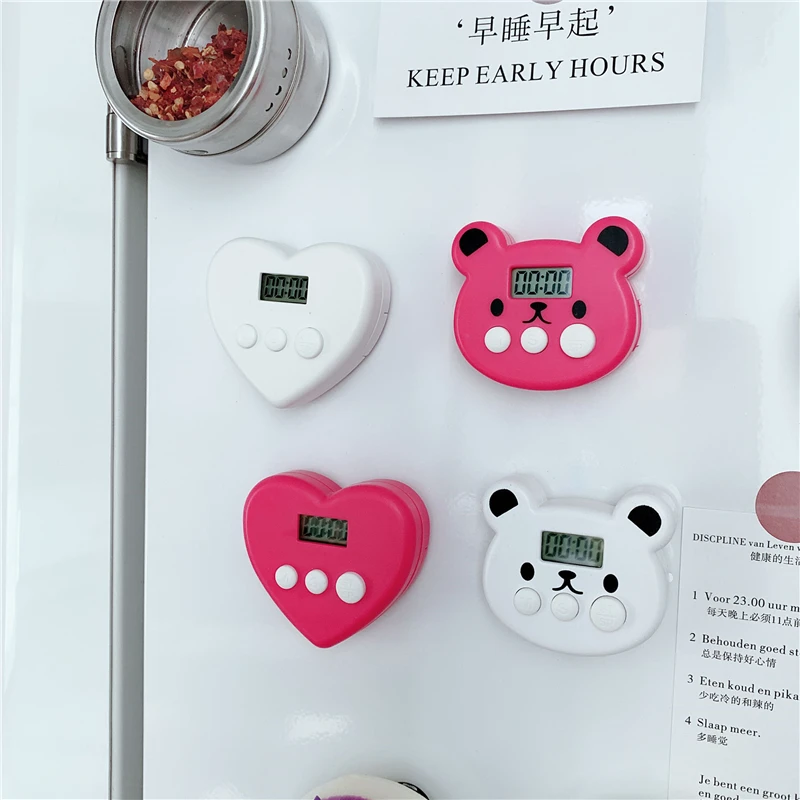 Bear-heart-Shape-Lcd-Digital-Kitchen-Countdown-Magnetic-Timer-Back ...