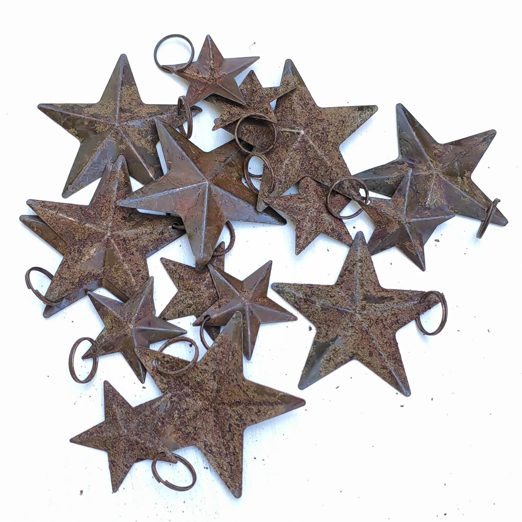 60PCS-3-5cm-Rusty-Stars-for-Crafts-Rustic-Metal-Barn-Star-Vintage-Star ...