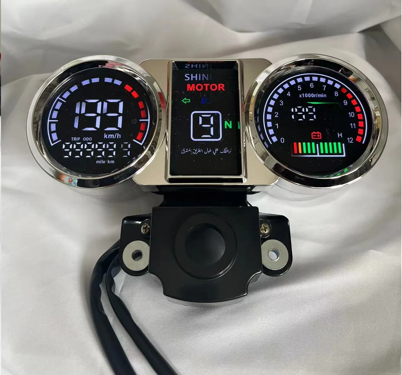 CM125-Speedometer-Digital-Dashboard-LED-Meter-Motorcycle-Speed-Meter ...