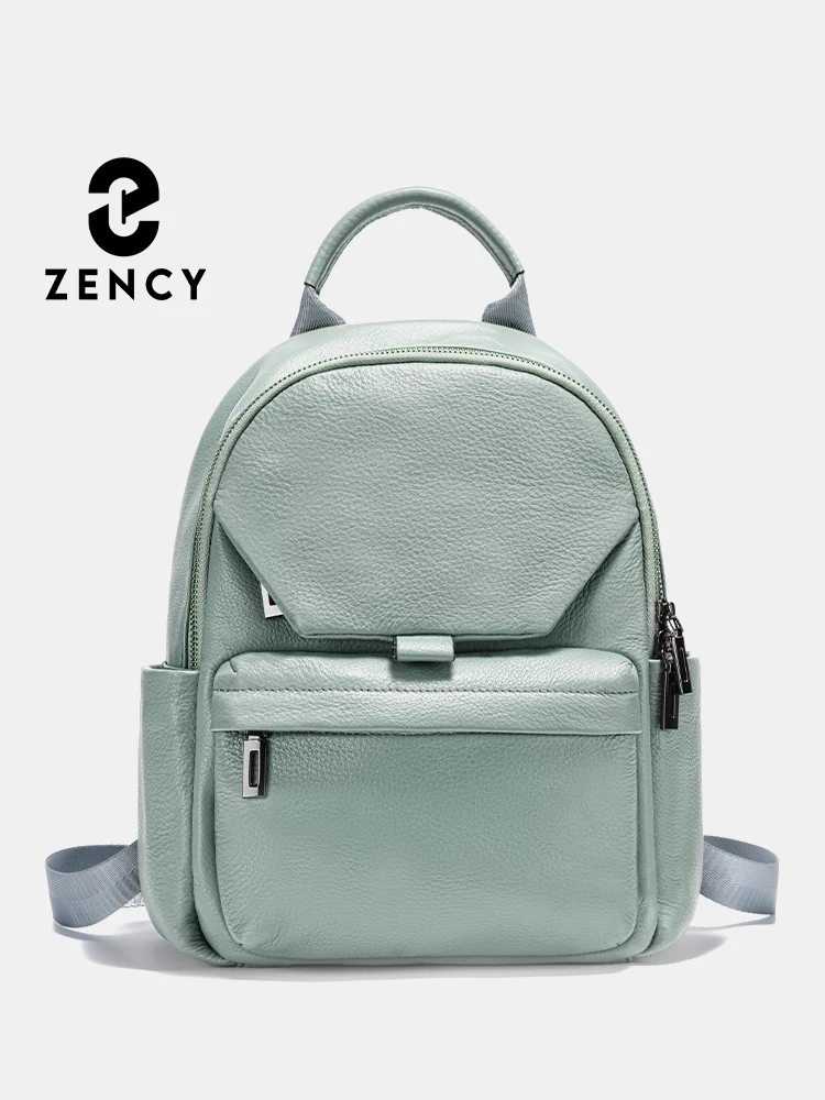 Zency-Soft-Genuine-Leather-Backpack-For-Women-Simple-Casual-Traveling ...