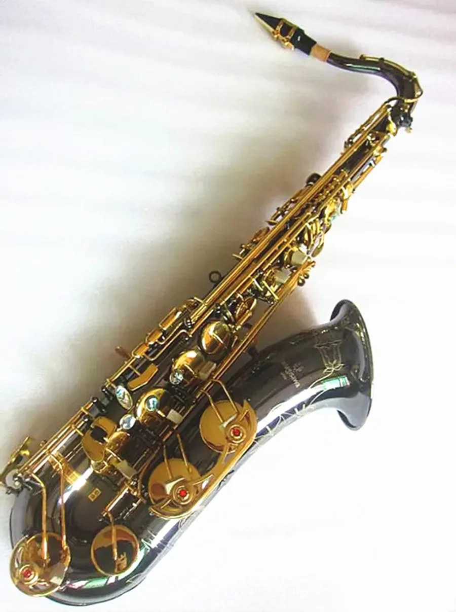 Quality-Brand-Tenor-Saxophone-Japan-T-992-Bb-Flat-Black-Nickel-Gold ...