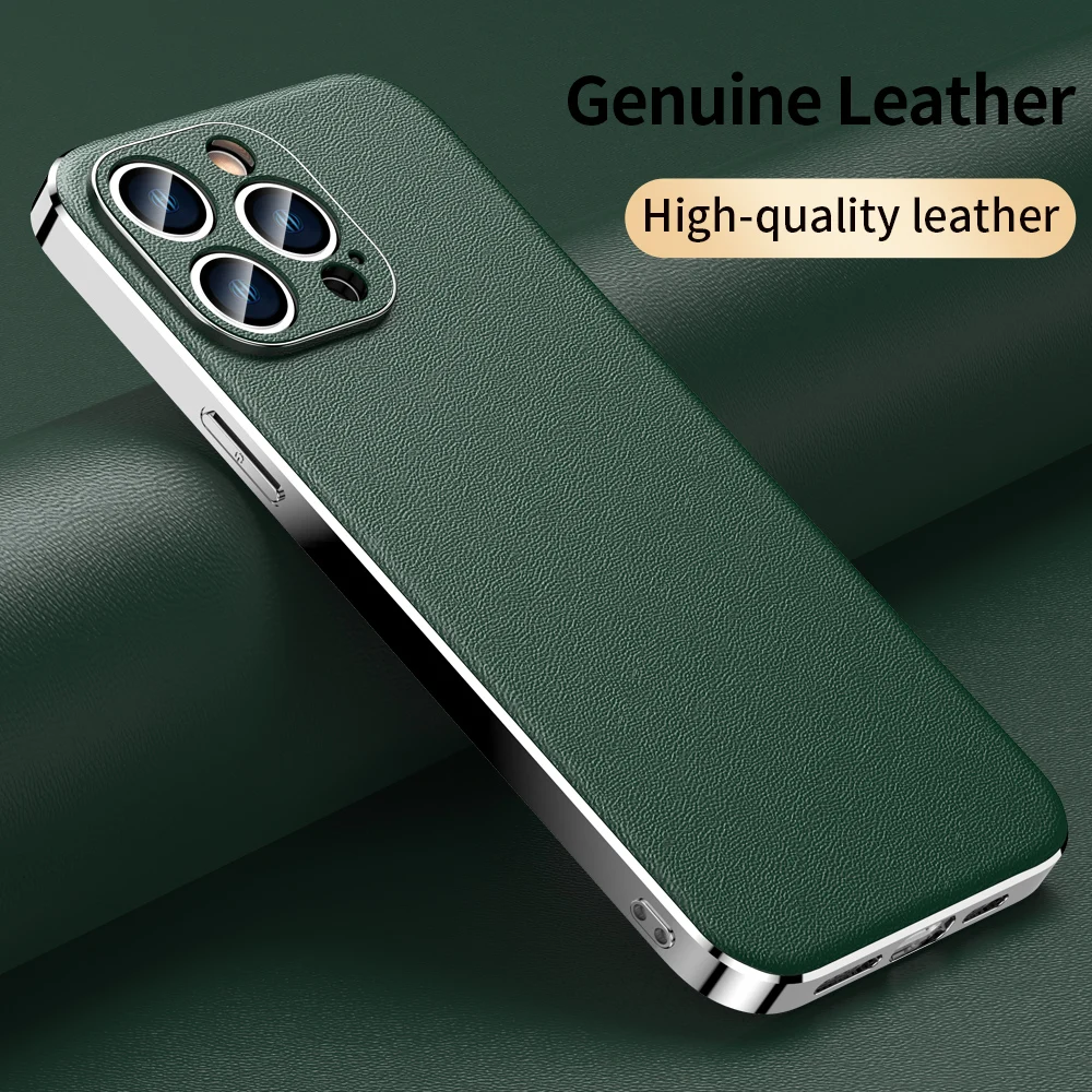 LANGSIDI-Brand-Genuine-leather-phone-Case-For-iPhone-15-16-Pro-Max ...
