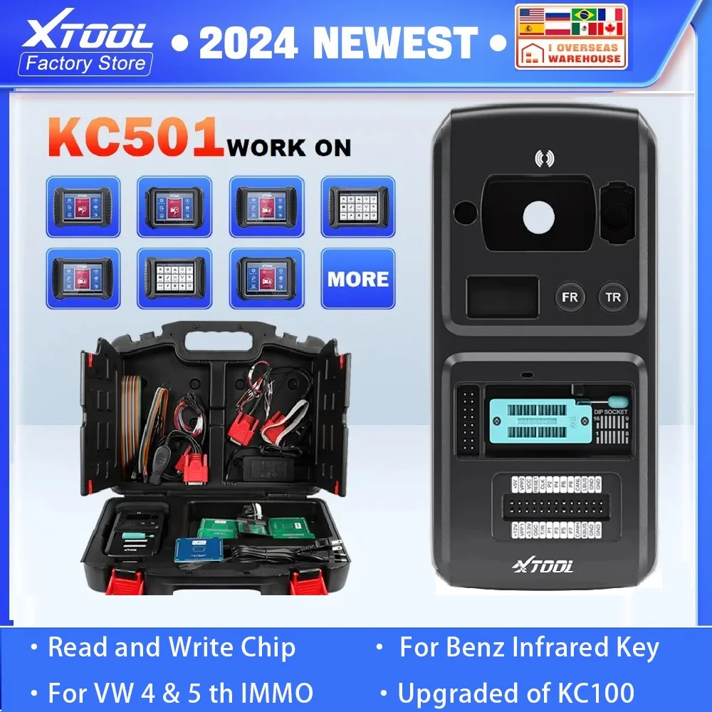 XTOOL-KC501-Car-Key-Chip-Programmer-For-Benz-Infrared-Key-ECU-Reader ...