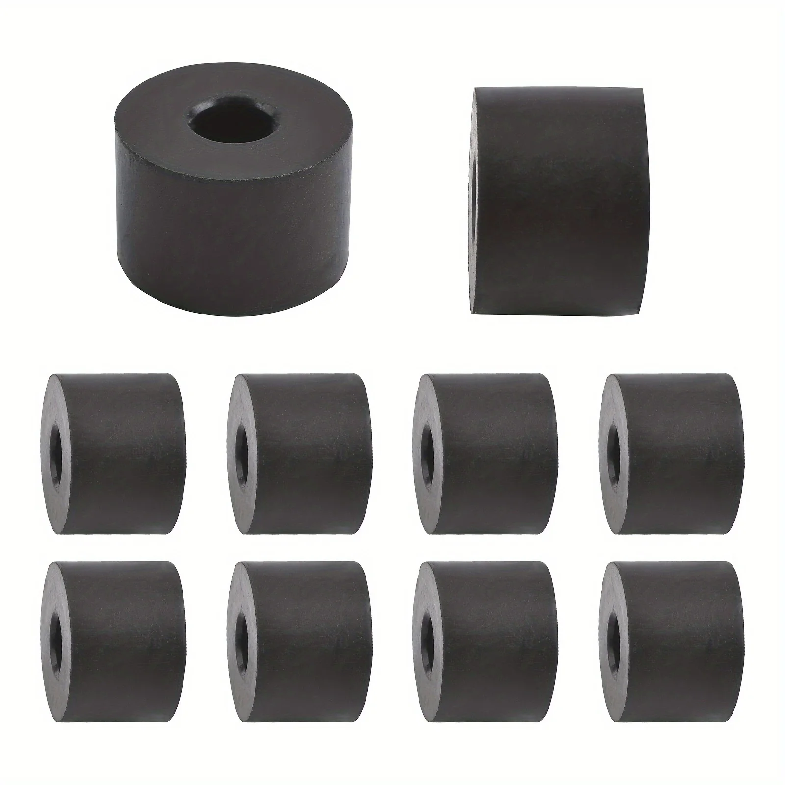 10pcs Black Rubber Gaskets, 3/4 Inch Thickness - Flat Washers for ...