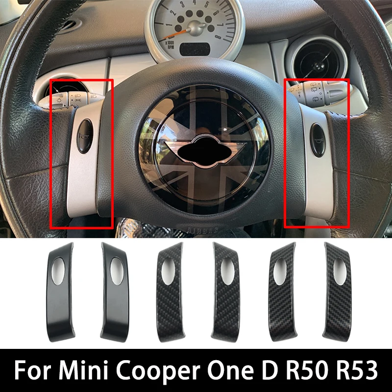 For-MINI-Cooper-One-D-R50-R53-Car-Steering-Wheel-Trim-Cover-Steering ...