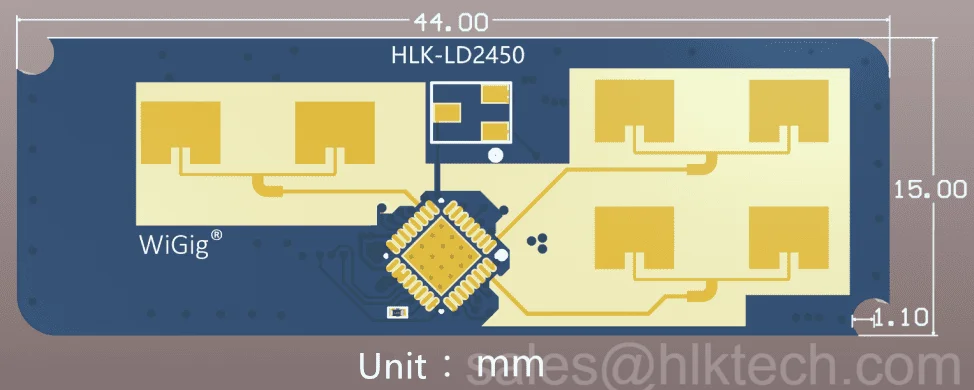 HLK-LD2450 24G mmWave 사람 모션 검출 센서(HLK-LD2450 24G mmWave Human Motion ...