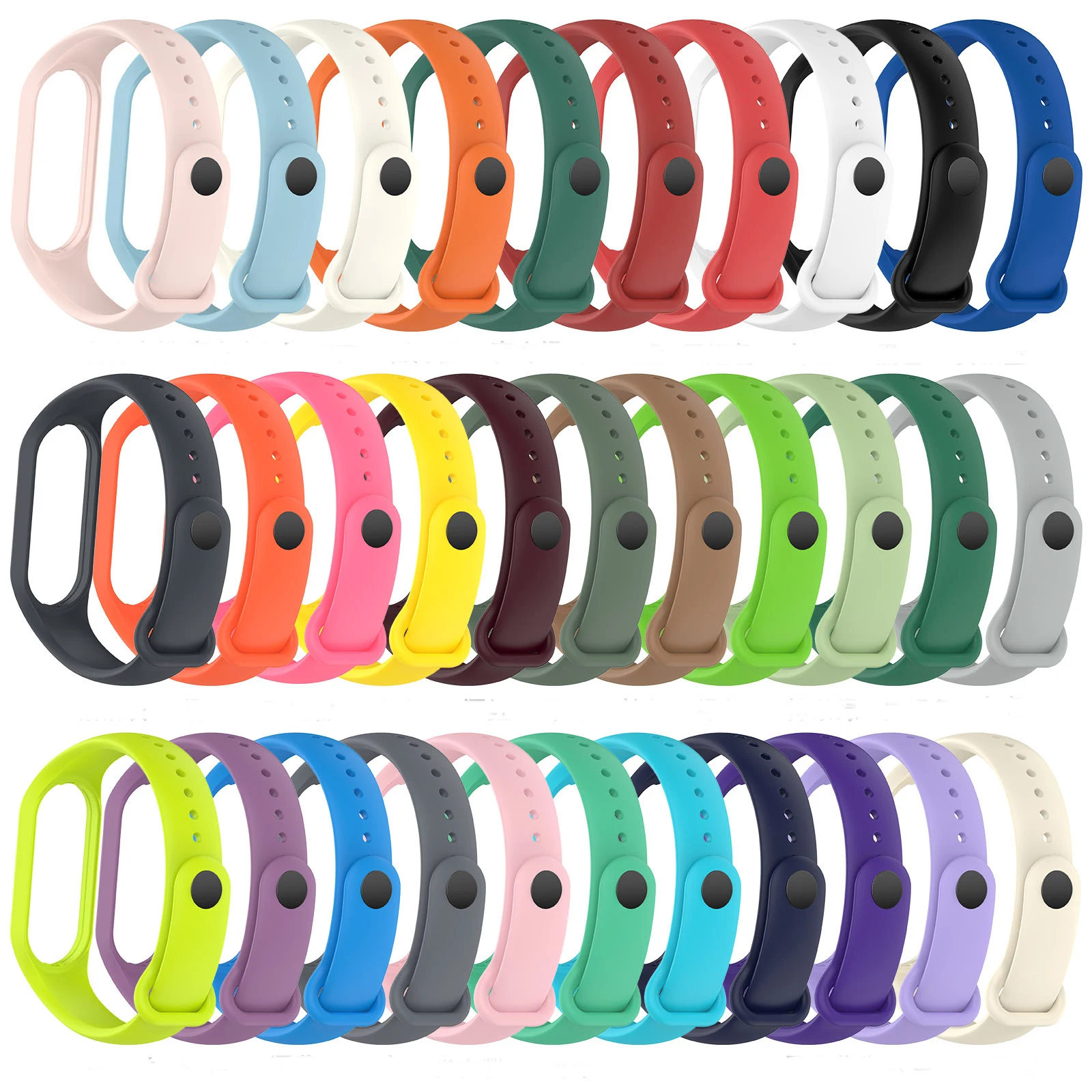Bracelet-for-Mi-Band-3-4-Strap-Xiaomi-Watch-Band-5-6-7-Rubber-Strap ...