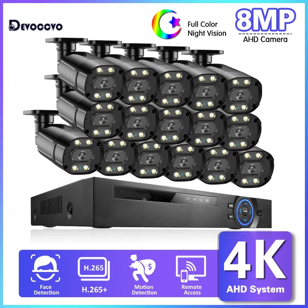 4K-16-Channel-CCTV-DVR-Security-Camera-System-Outdoor-Waterproof-8MP ...