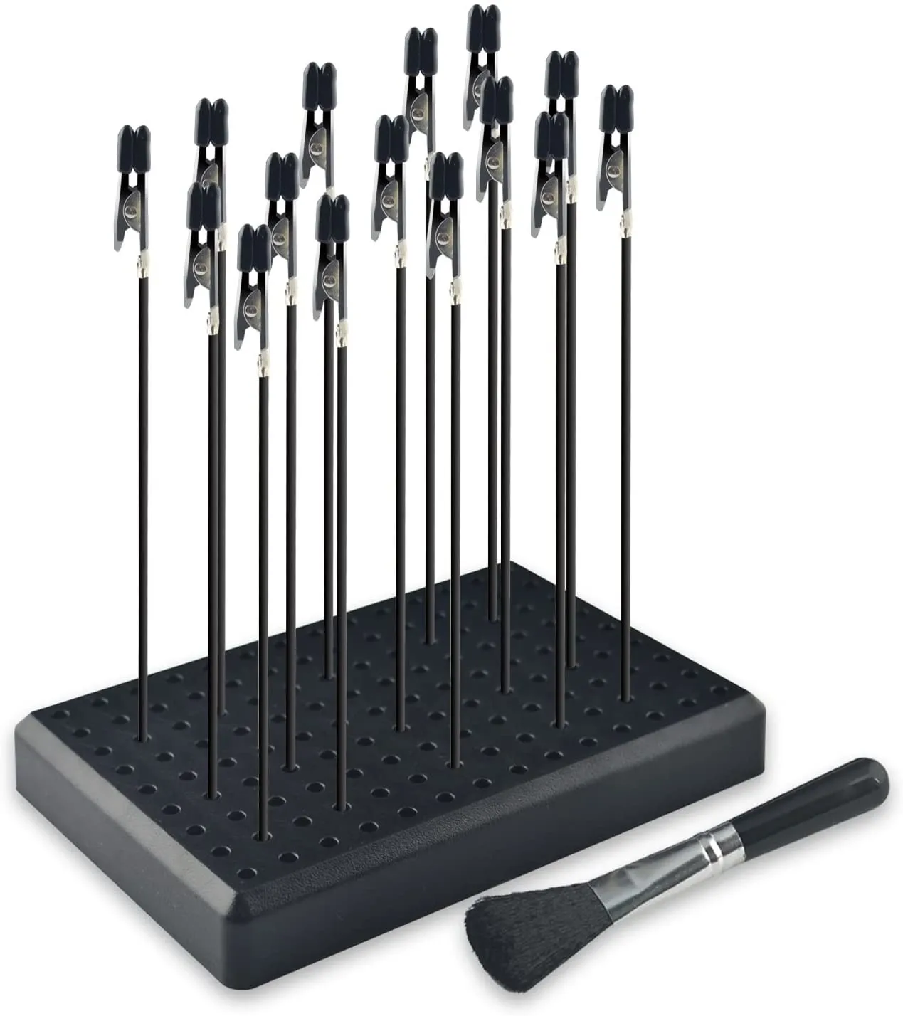 JOYSTAR-15-Pcs-Alligator-Clip-Sticks-with-Base-Holder-Modeling-Tools ...