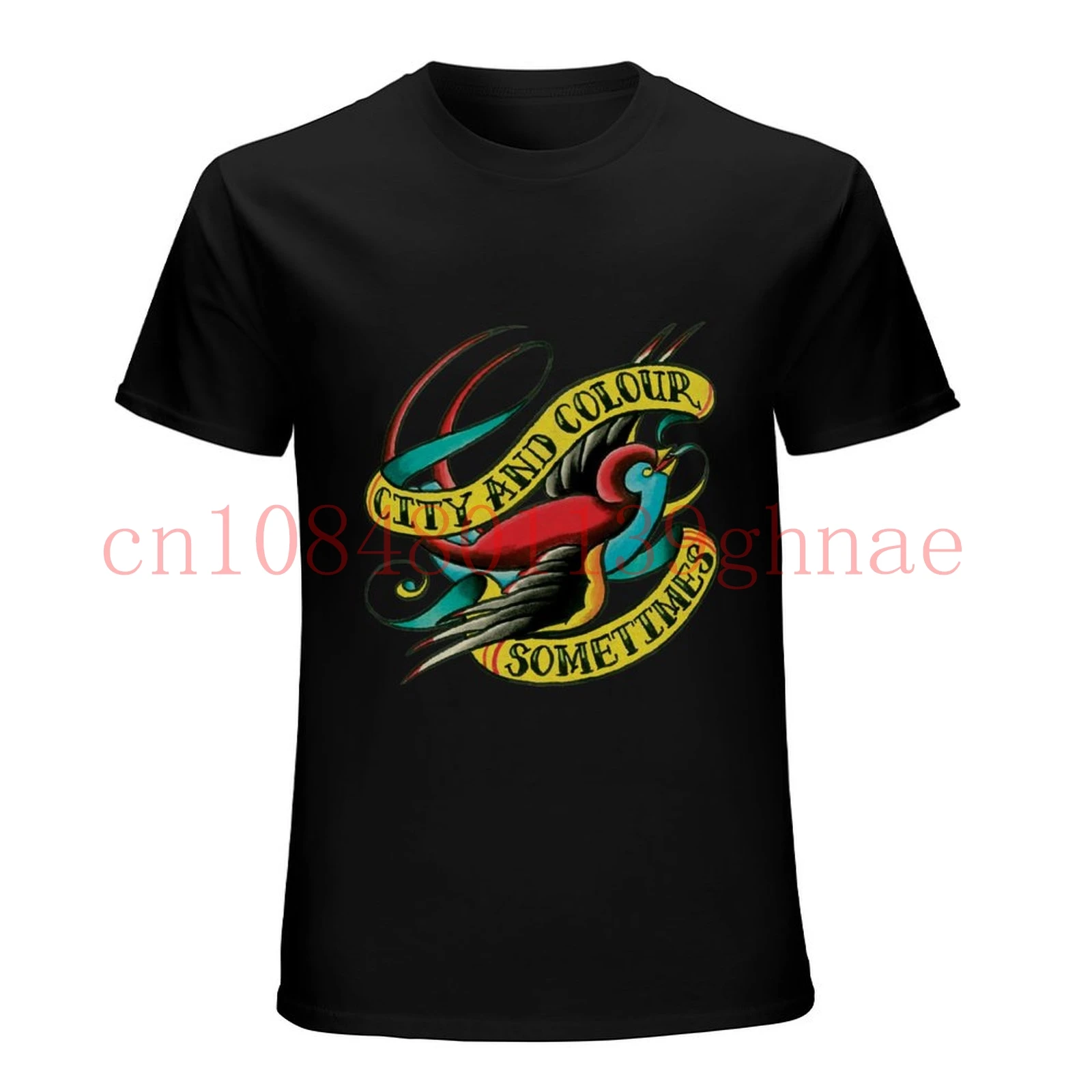 City-and-Colour-Band-Sometimes-Album-Cover-Men-s-Black-T-Shirt-Size-S ...