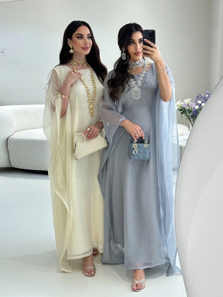 Ramadan Muslim Women Dress Caftan Abaya Ramadan Gown Abayas Islamic ...