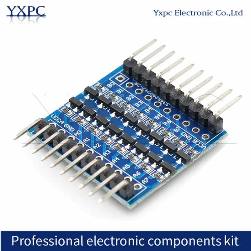 8 canales 3,3 V-5V 5V/3,3 V IIC UART SPI TTL convertidor de nivel lógico para Raspberry Pi 8 ...