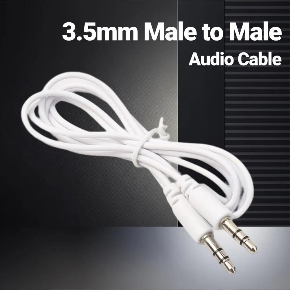 Jack Aux Cable 3.5 mm to 3.5mm Audio Cable Male to Male Noise Reduction Anti-interference Stereo ...