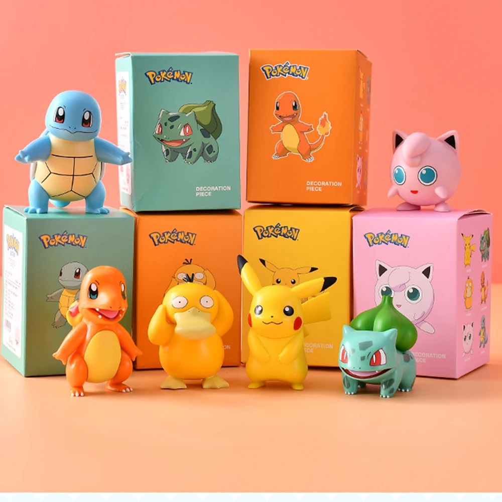 12-Lot-Genuine-Pikachu-Bulbasaur-Jigglypuff-Charmander-Squirter-5-8CM ...