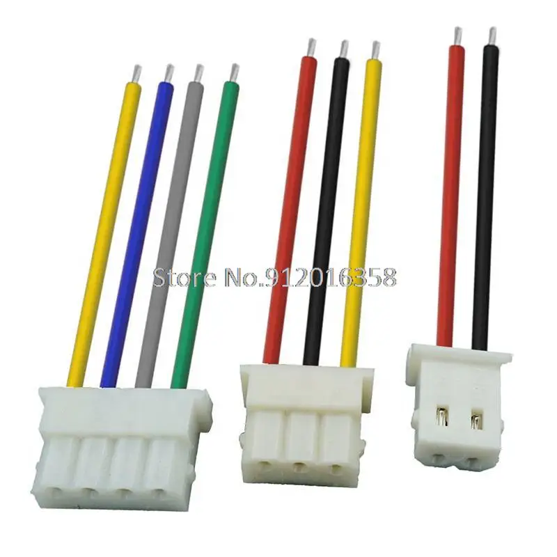 24AWG 10CM 2.5mm 5264 Single End Rectangular Connectors 2.50 SPOX HSG ...