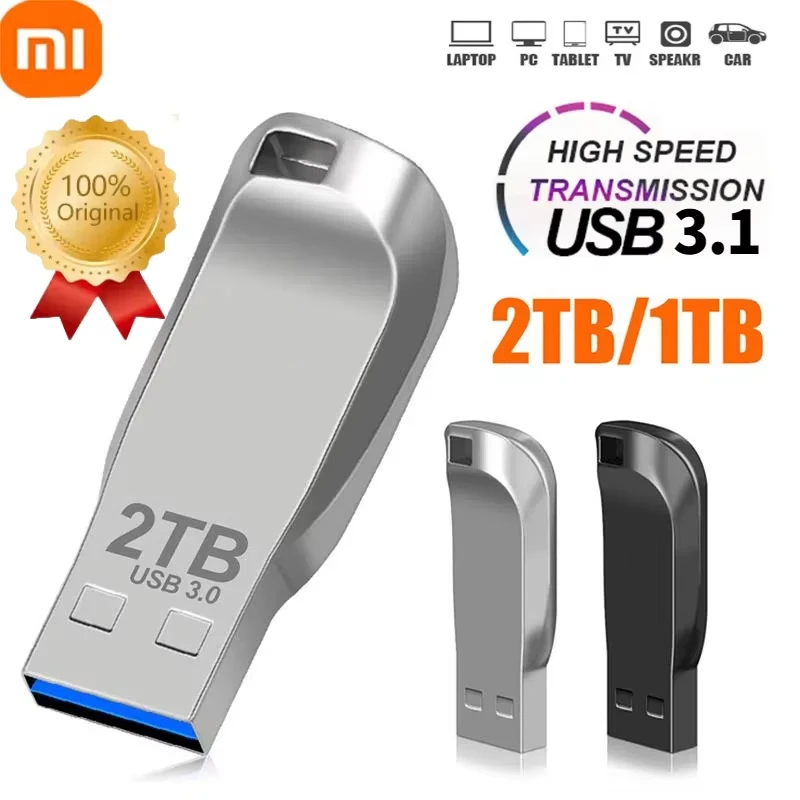 Xiaomi-unidades-Flash-Usb-3-0-de-2TB-Mini-unidad-de-bol-grafo-de-Metal ...