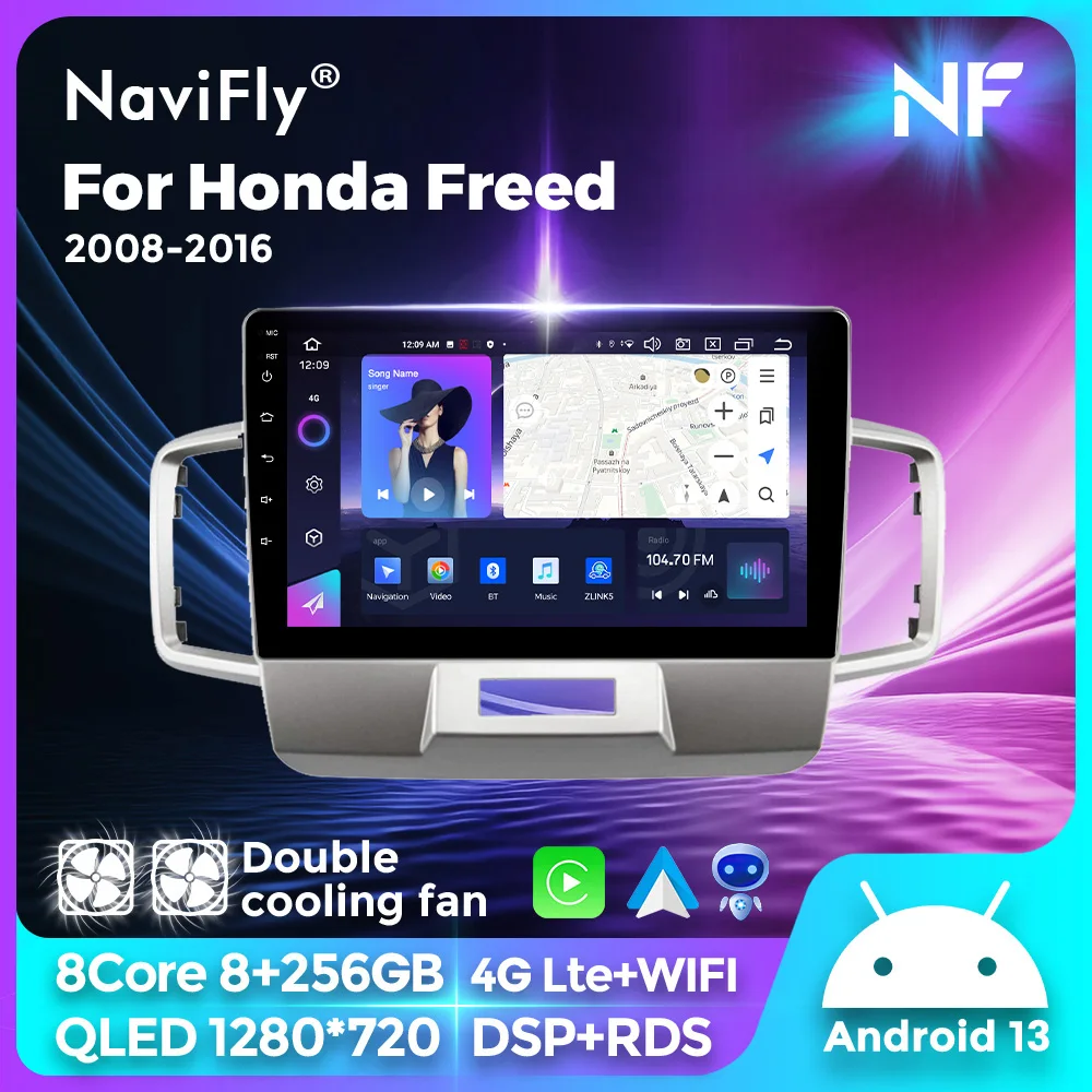 10-Inch-7862S-Android-Auto-Wireless-CarPlay-For-Honda-Freed-2008-2016 ...