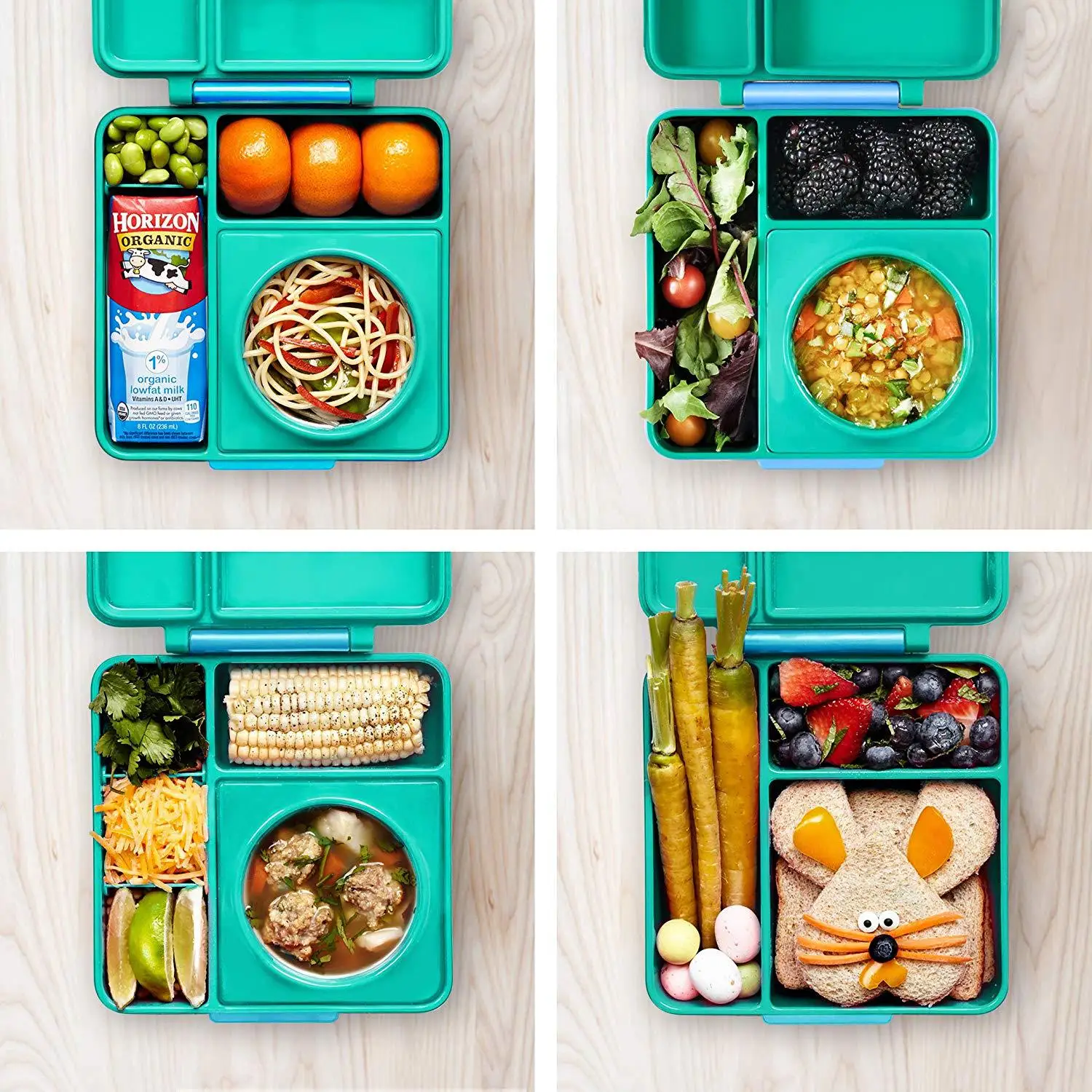Original-OmieBox-2-children-portable-grid-plate-lunch-box-leak-proof ...