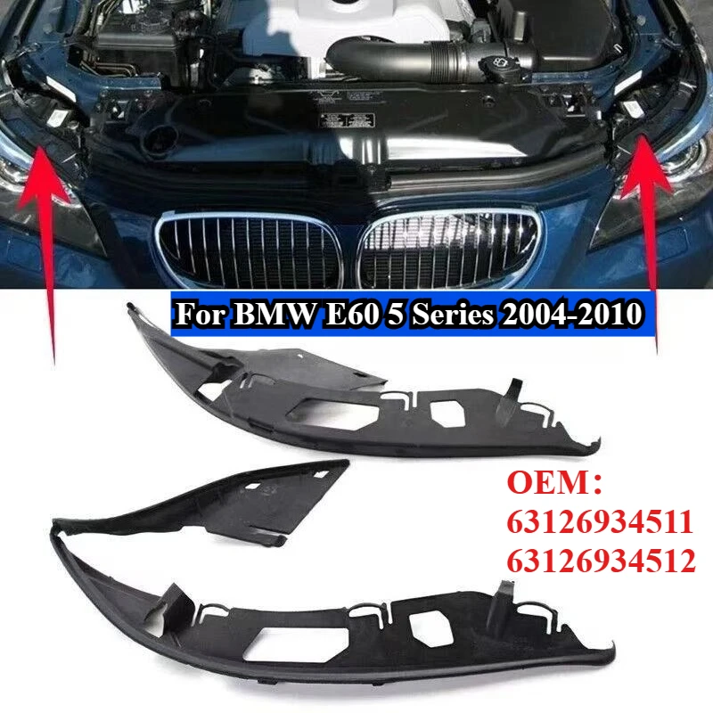 For BMW E60 5 Series 2004-2010 A Pair Headlight Lens Seal Gasket Car ...
