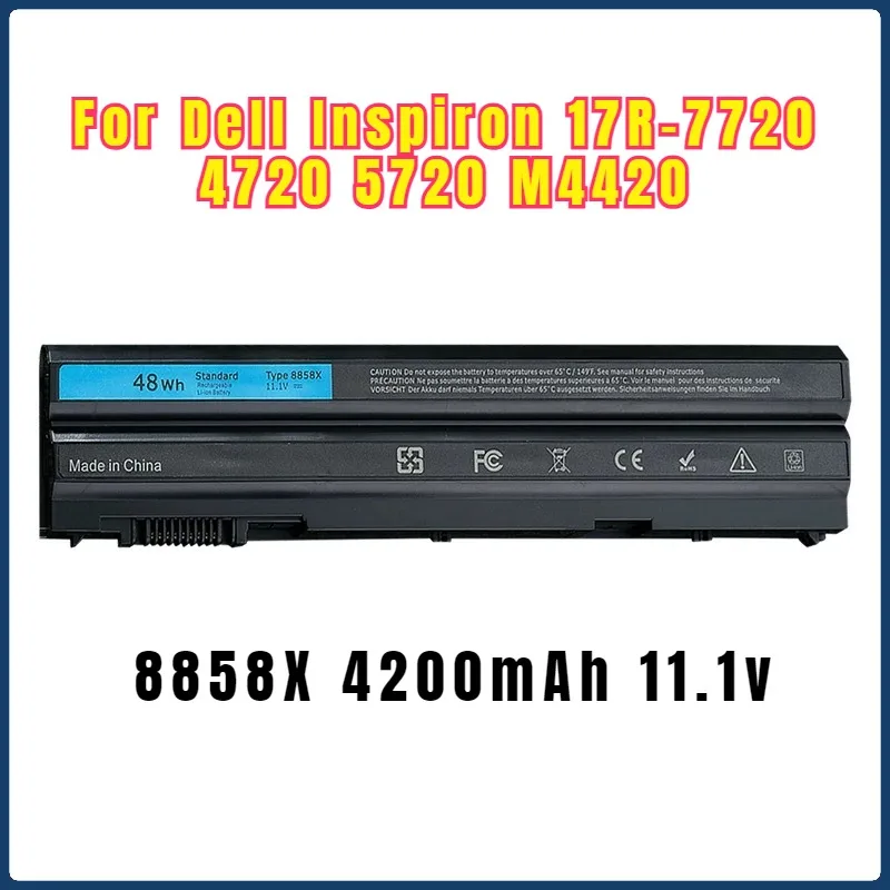 8858X Laptop Battery for Dell Inspiron 17R-7720 4720 5720 M4420 48WH ...