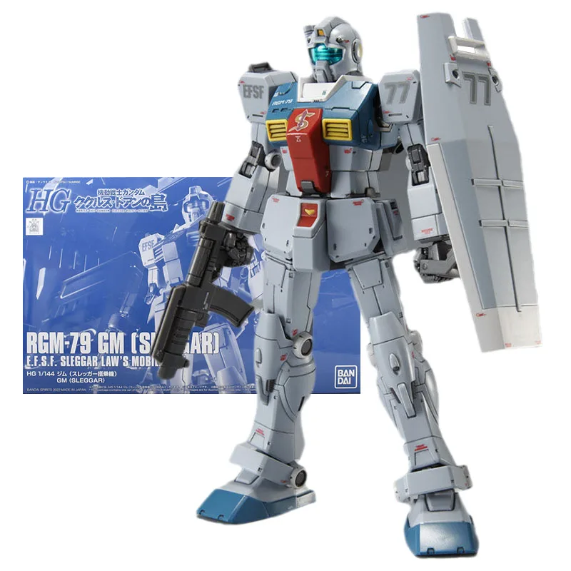 Bandai Genuine Gundam Model Kit Anime Figure RGM 79 Gm Sleggar ...