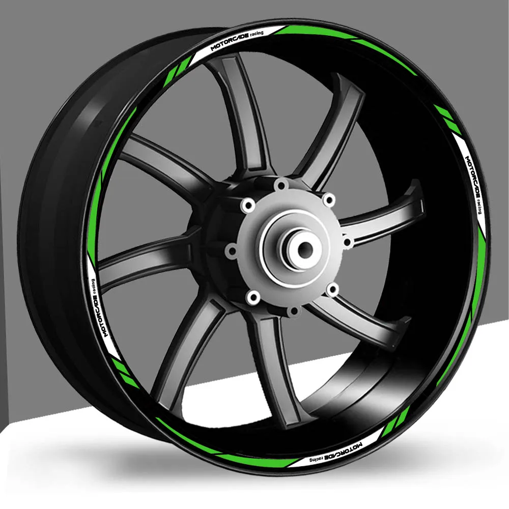 Kawasaki Motorcycle Wheel Sticker Decals | Kawasaki Rim Stickers Decals ...