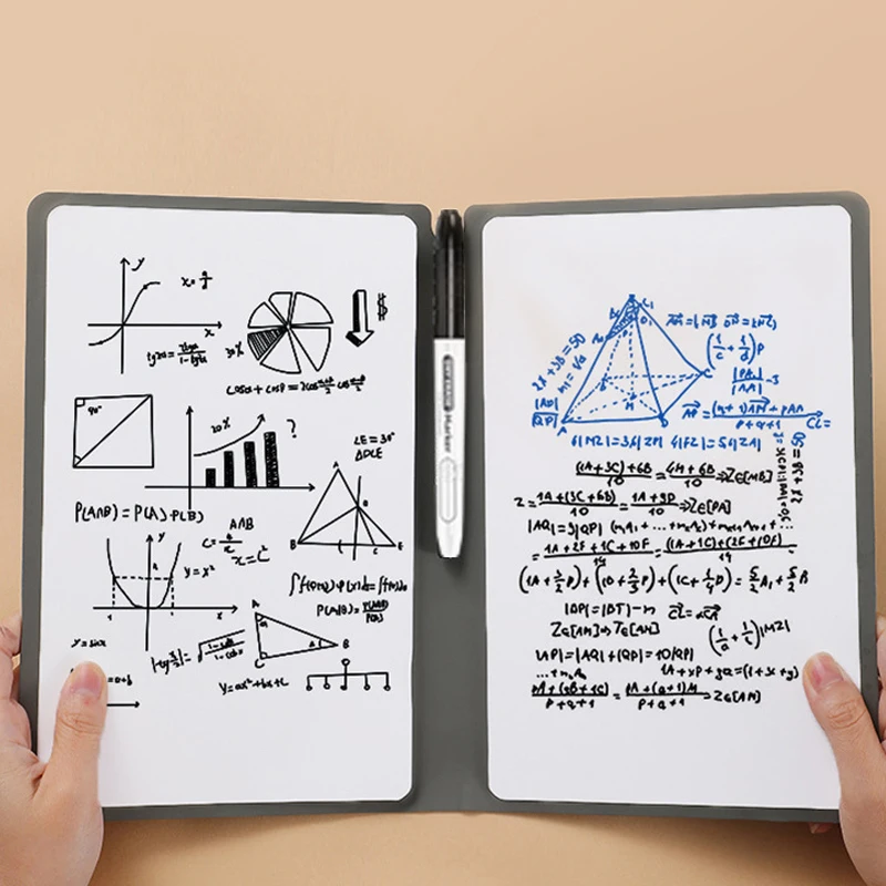 A4-A5-Erasable-Whiteboard-Notebook-Set-With-Eraser-And-Whiteboard ...