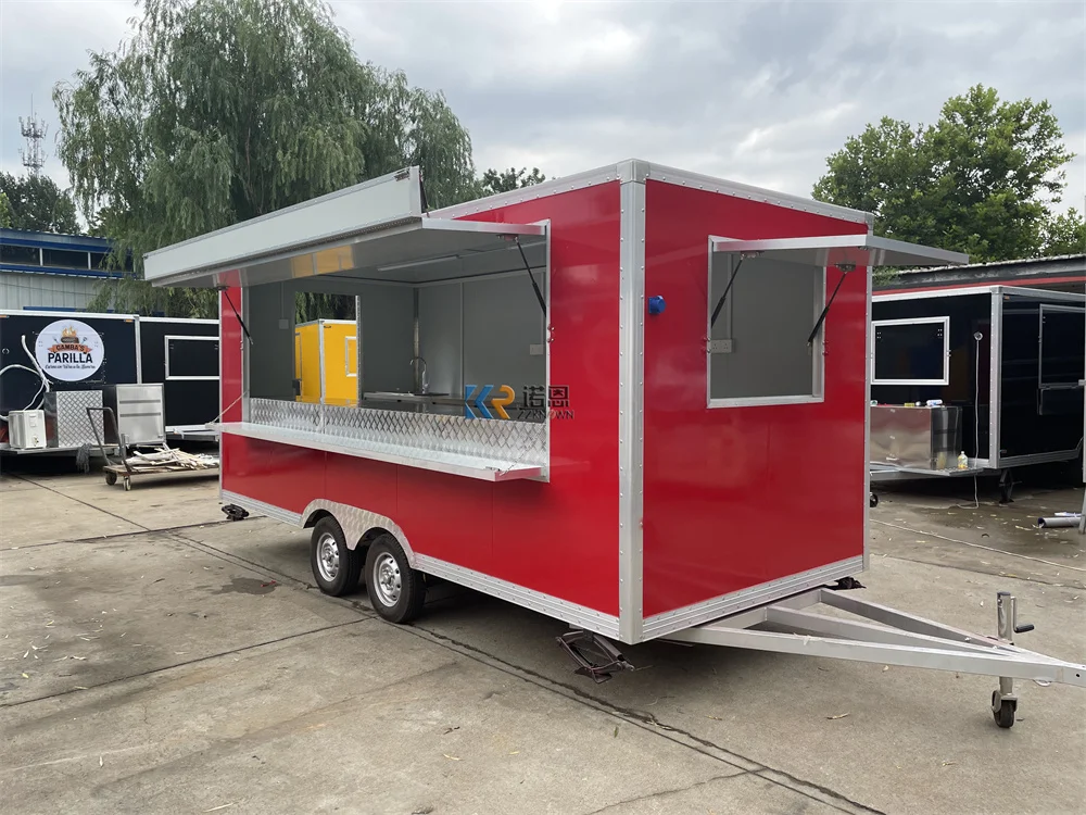 Fast-Food-Cart-Coffee-Trailer-For-House-Street-Food-Cart-Trailer-Home ...