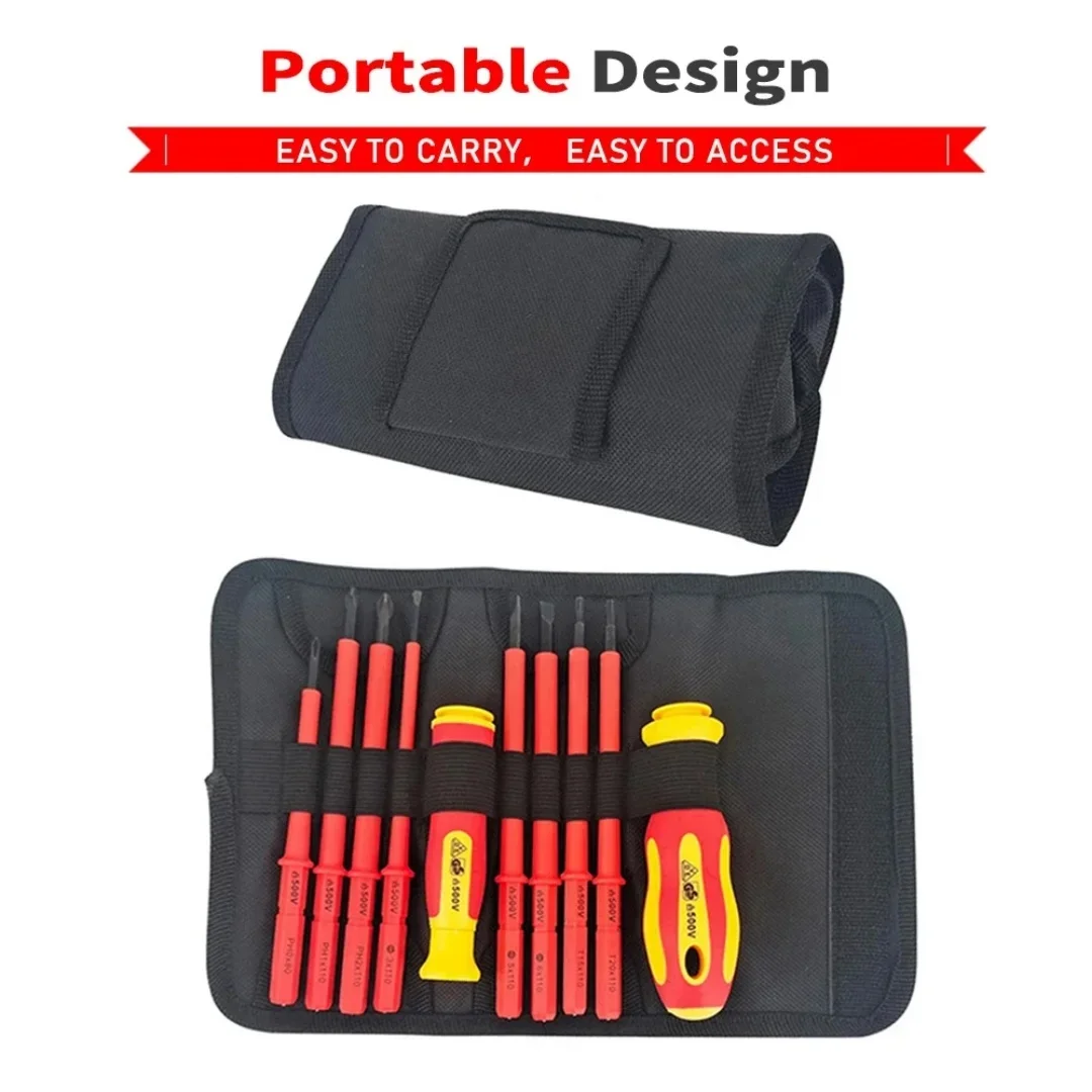 10pcs VDE Insulated Screwdriver Set - Professional & DIY Use with ...