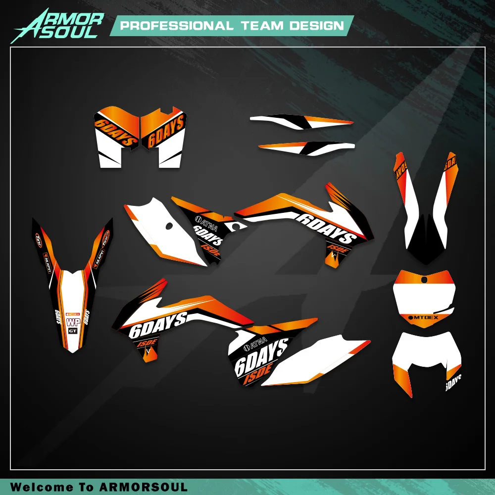Armorsoul-Fuew-set-of-Stickers-Graphics-Decals-kits-For-KTM-EXC-EXCF ...