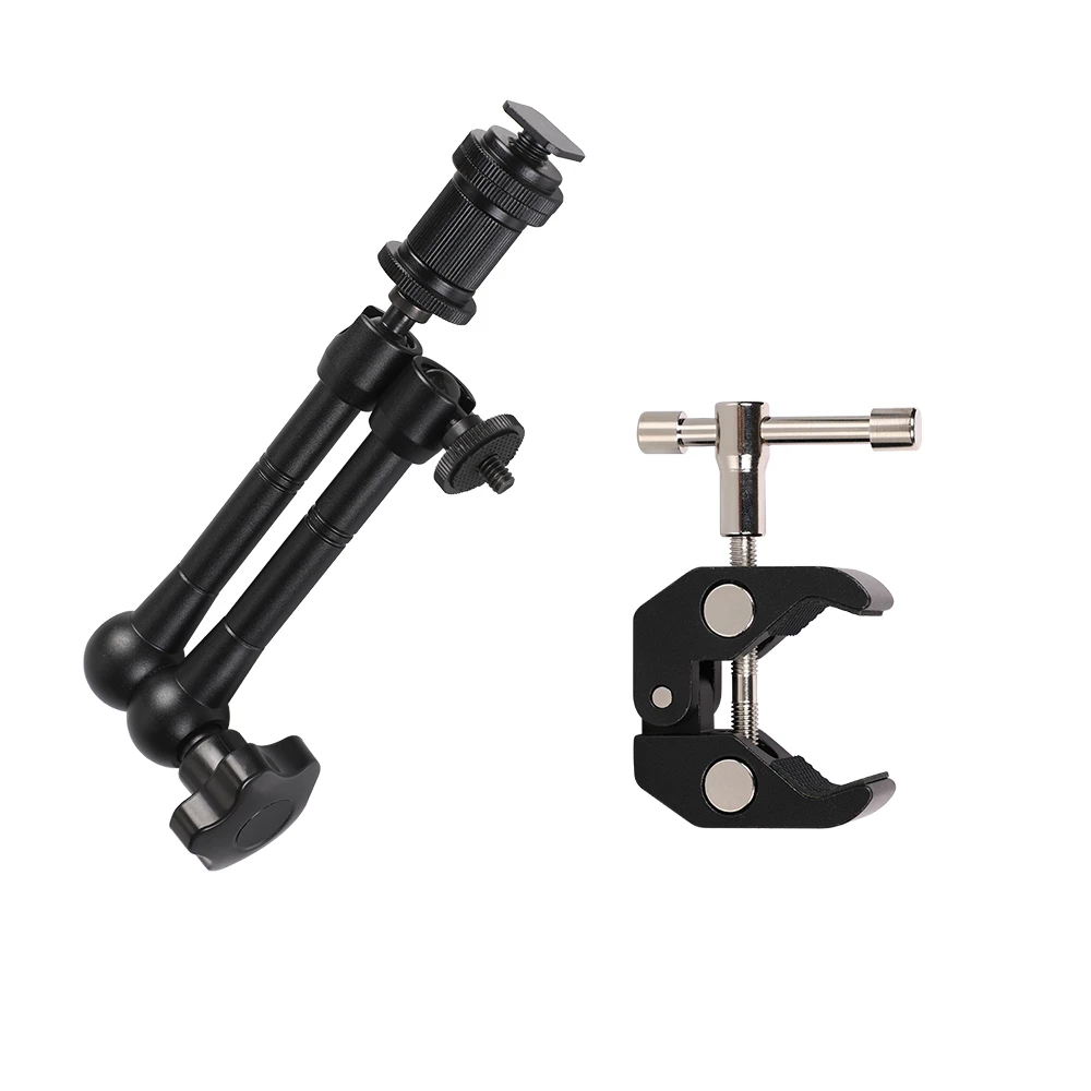 7/11in Adjustable Articulated Camera Magic Arm Super Clamp For Canon ...