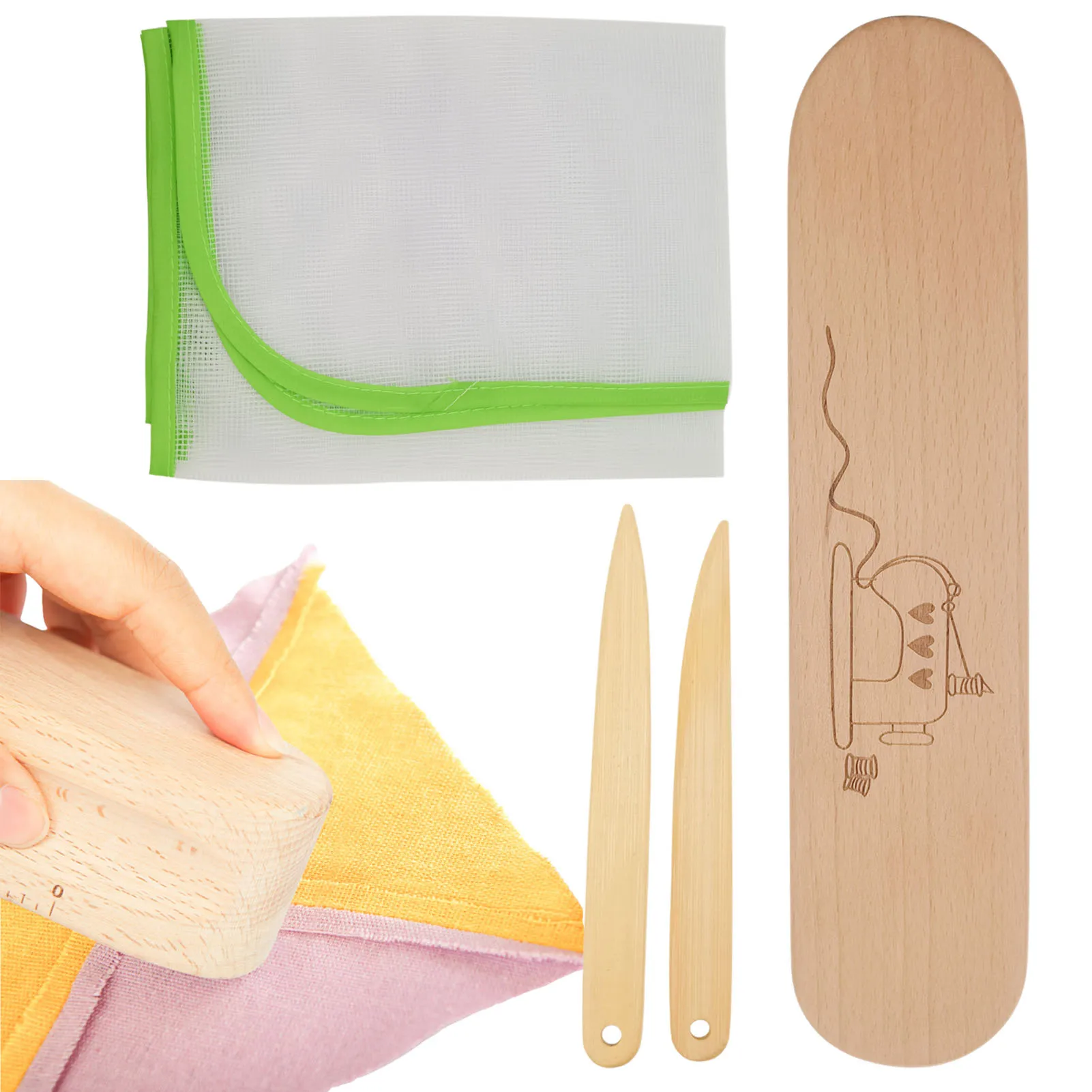 Tailors Clapper For Ironing Clapper Light Control Unfinished Wood ...