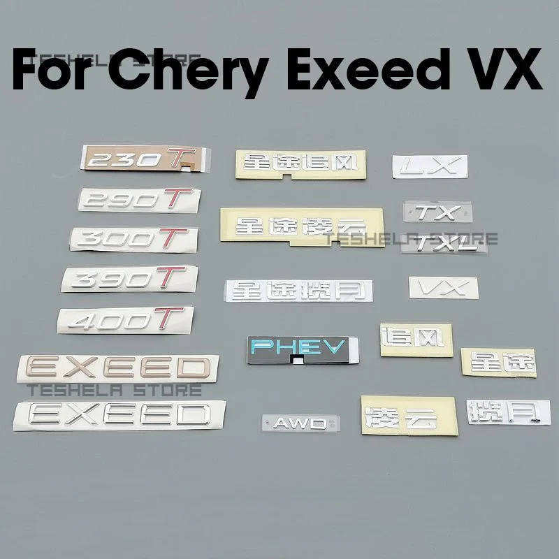 Logotipo de letras de coche ABS 3D, emblema deportivo, insignia de maletero, calcomanía para ...